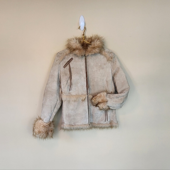 XOXO | Jackets & Coats | Y2k Almost Vintage Xoxo Suede And Leather Faux ...